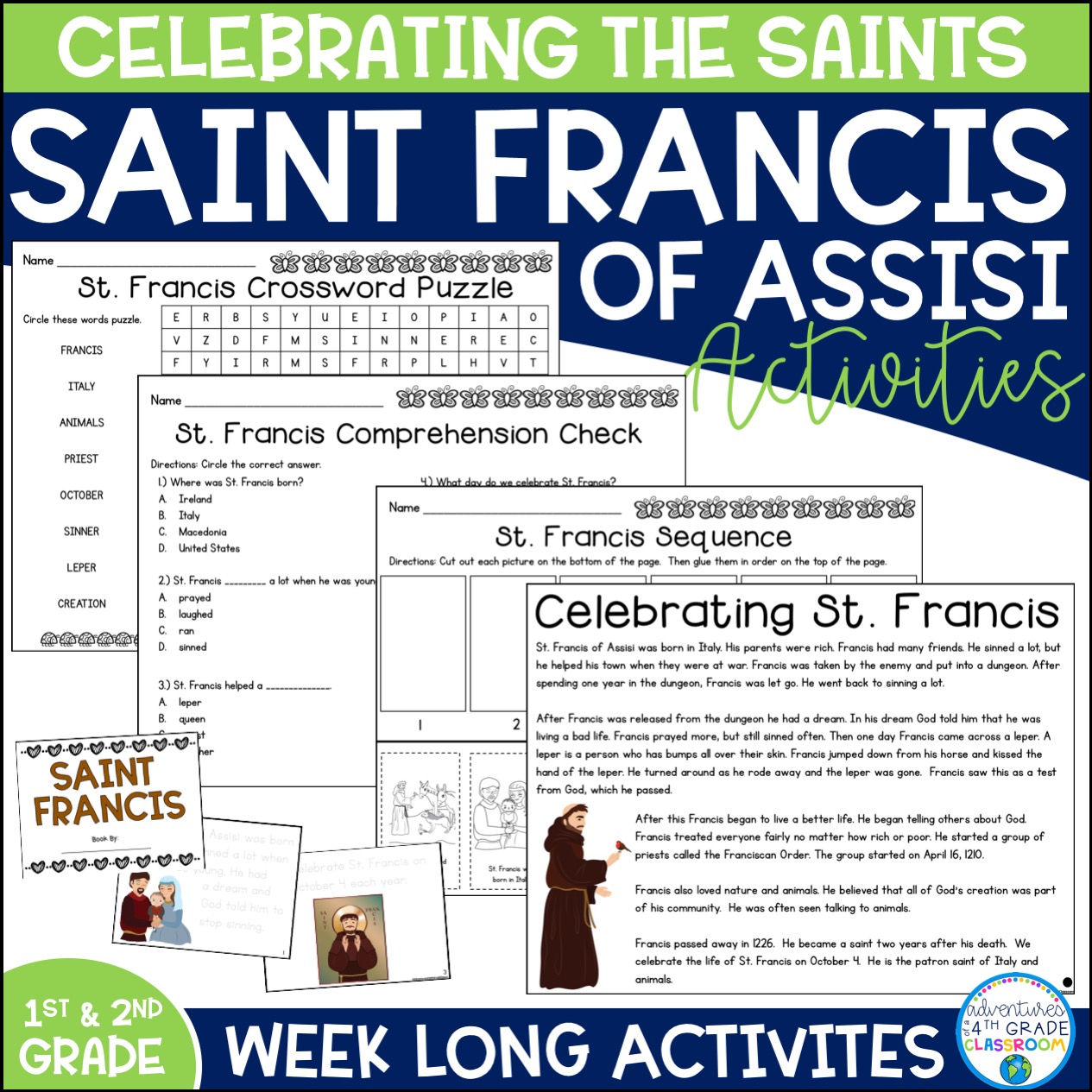 St. Francis of Assisi | setonscholars.adventuresofa4thgradeclassroom.com