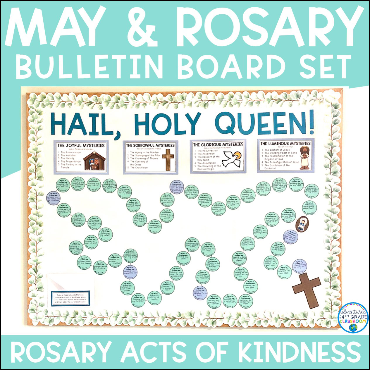 Rosary Bulletin Board | setonscholars.adventuresofa4thgradeclassroom.com