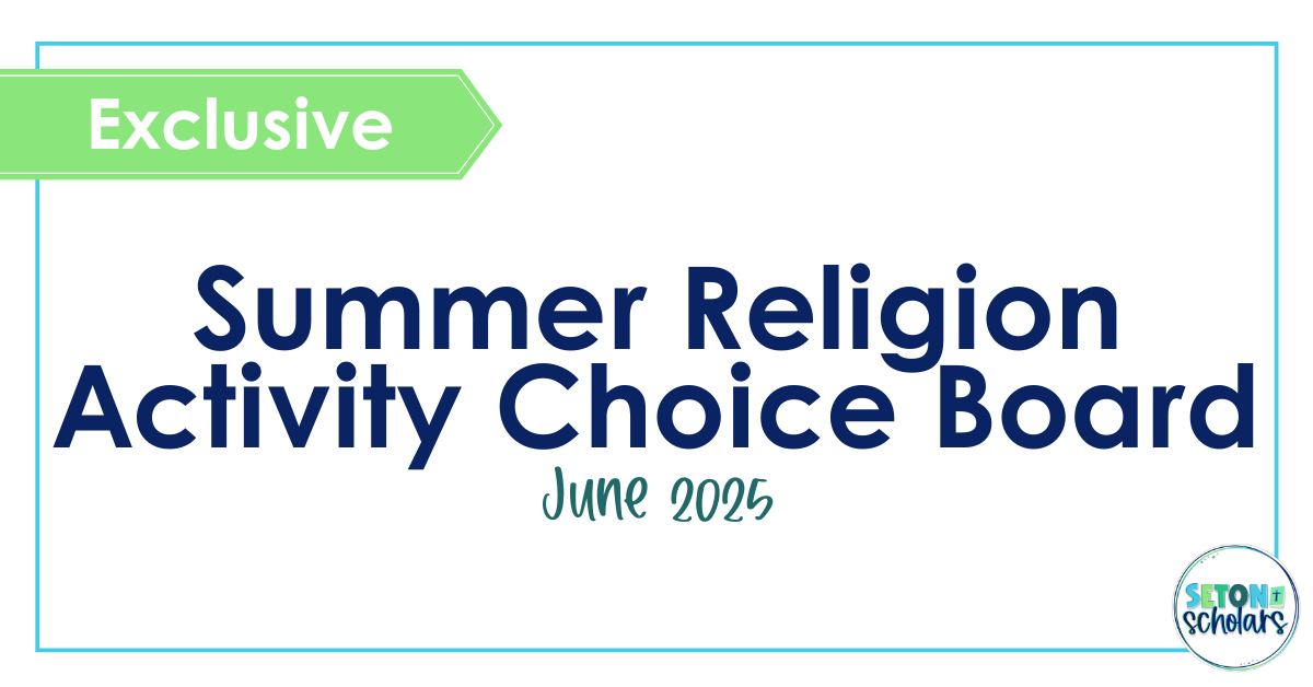 Summer Choice Board- June 2025 Exclusive - setonscholars ...